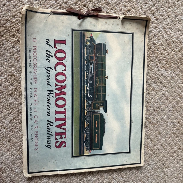 LOCOMOTIVES OF GREAT Western Railway. 12 Photogravure Plates GWR ...