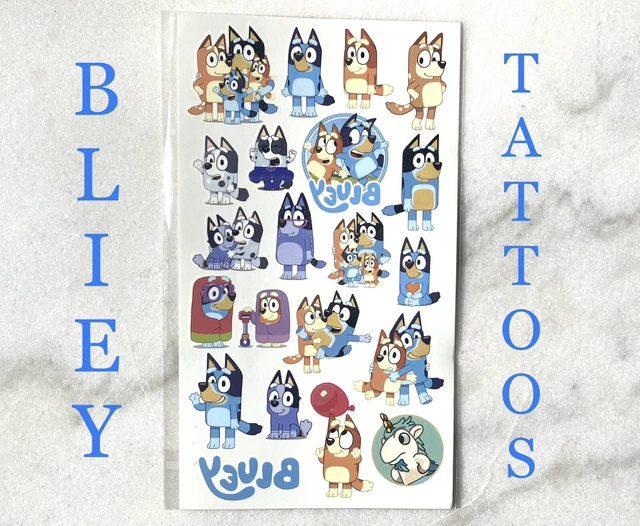 BLUEY TEMPORARY TATTOOS from Bluey $9.99 - PicClick AU