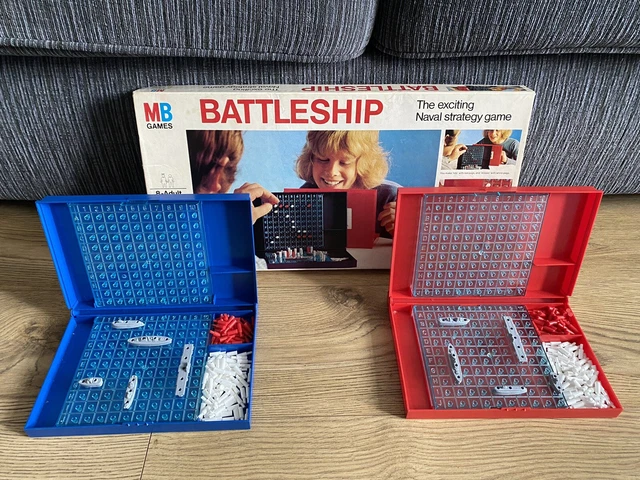 VINTAGE MB GAMES Battleship Naval Strategy Game 1975 Retro Board Game ...