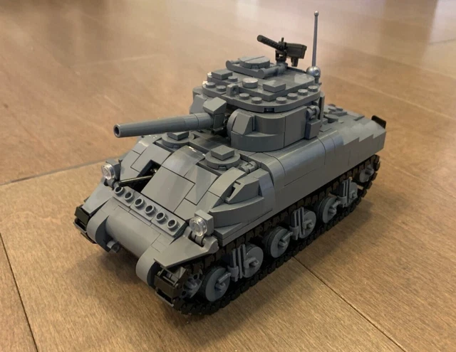 LEGO WWII SHERMAN Tank, American WW2 Custom MOC £77.93 - PicClick UK