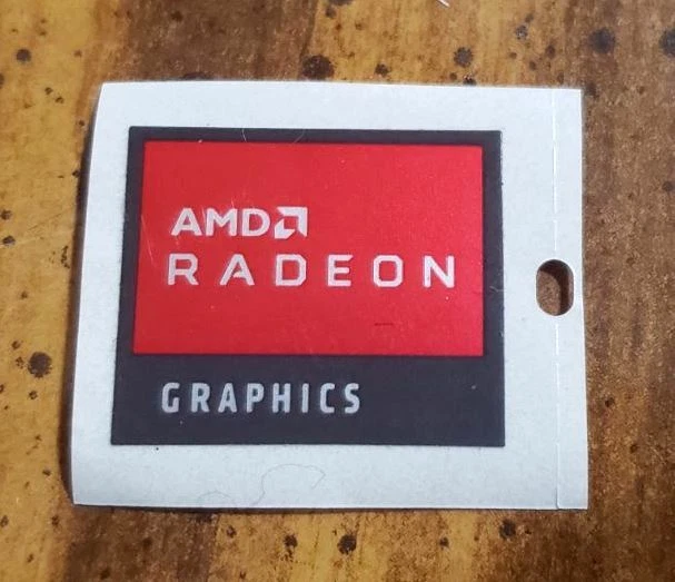 NEW GENUINE AMD Radeon Graphics Logo Sticker Label $11.99 - PicClick
