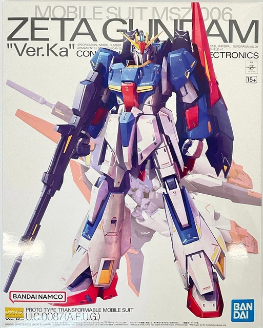MG GUNDAM MASTER Grade 1/100 Zeta Gundam Ver. Ka Gunpla Model Kit ...