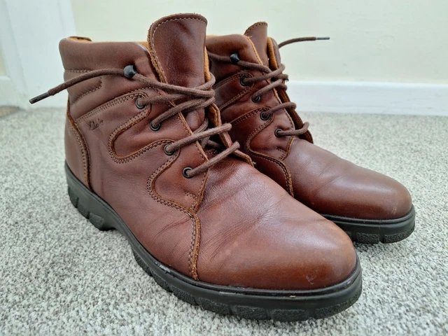 CLARKS MEN'S BOOTS UK 7 Leather Lace Up Brown Boots £25.63 - PicClick UK