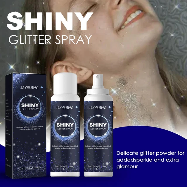 HAIR BODY GLITTER Spray Nightclub Party Body Starry Stage Makeup ...