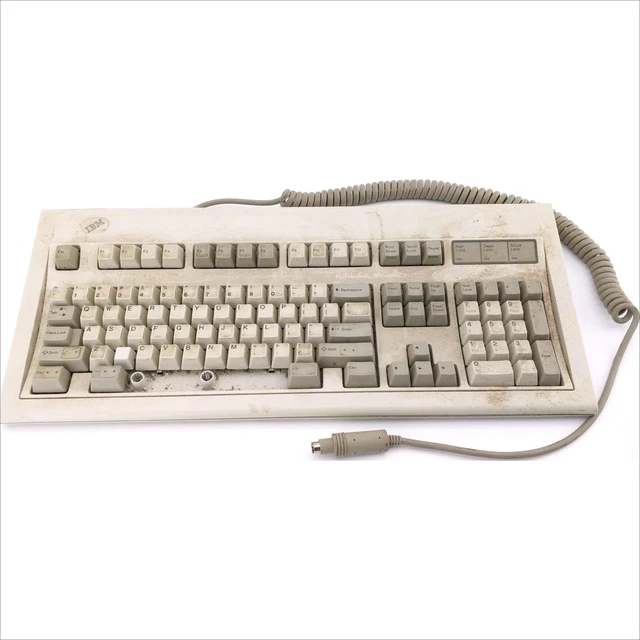IBM MODEL M Keyboard Vintage 1984 Clicky Missing Spacebar For Parts ...
