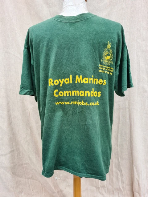 BRITISH ARMY TOUR t shirt ROYAL MARINES COMMANDOS rmjobs green military ...
