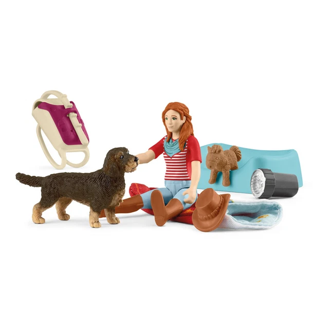SCHLEICH HORSE CLUB Sleepover with Hannah Toy Playset - 42748 £10.99 ...