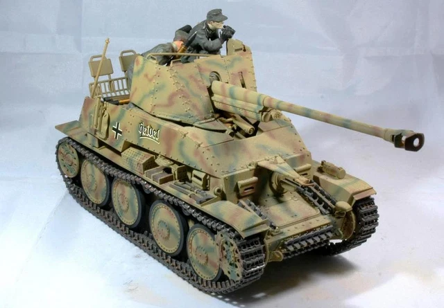 BUILT PAINTED 1:35 Marder III Tank Destroyer Panzerjäger Modell Panzer ...