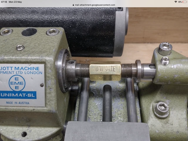 EMCO UNIMAT SL LATHE “UNIMATE” Headstock alignment bar £15.99 - PicClick UK