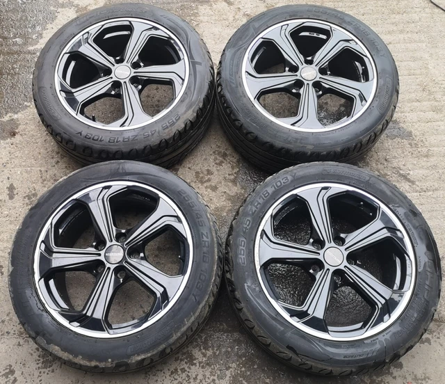 GENUINE VW VOLKSWAGEN T6 Sportline 18" Alloy Wheels T5 Van Black ...