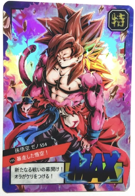 CARTE DRAGON BALL GT Super Heroes Battle Card 604 DBSH Carddass Goku Ssj4 Xeno EUR 11,90 ...