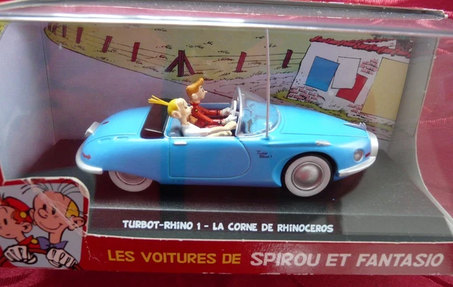 LES VOITURES DE spirou et fantasio Turbo-Rhino 1 la corne de rhinoceros ...