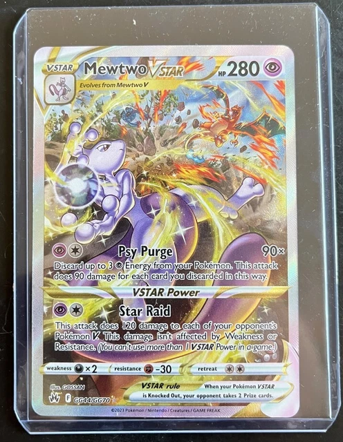 POKÉMON TCG MEWTWO VSTAR Crown Zenith: Galarian Gallery GG44/GG70 PSA10 ...