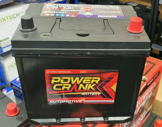 POWER CRANK EFB 55D23L- Q85 680 Cca 70Ah Start Stop Battery $220.00 ...