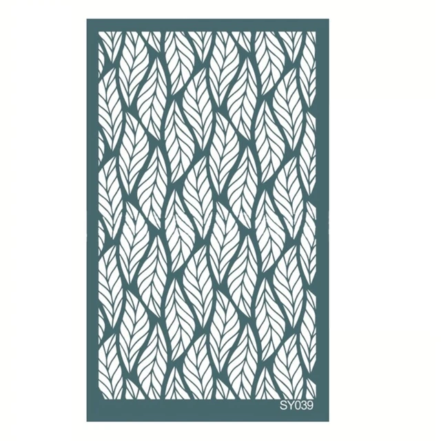 SILK SCREEN STENCILS Templates for Clay Reusable Silkscreen Printing ...