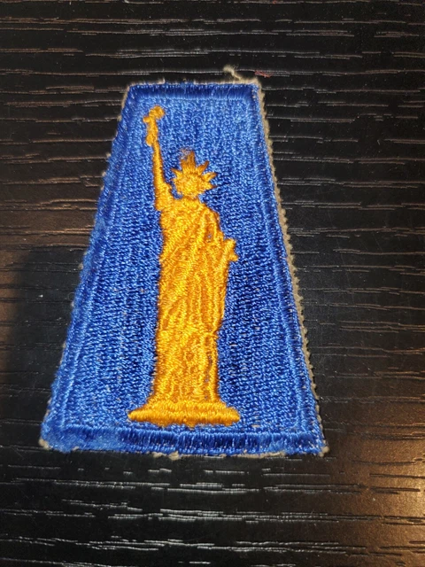 WWII US ARMY 77th Infantry Division Dark Golden Cut Edge Patch L@@K ...