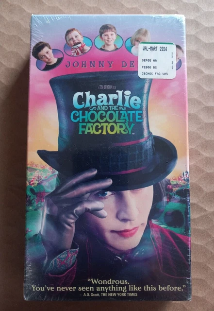 CHARLIE AND THE Chocolate Factory (VHS, 2005) NEW Factory SEALED ...