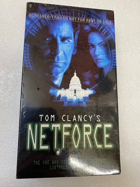 TOM CLANCY’S NETFORCE VHS 1999 Scott Bakula Brand New SEALED Promo ...