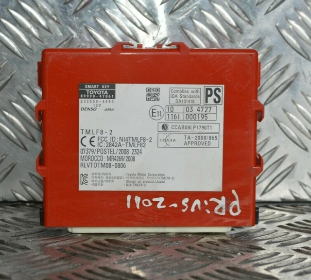 TOYOTA PRIUS SMART Key Control Module 89990 47061 2011 Prius 1.8 vvti ...
