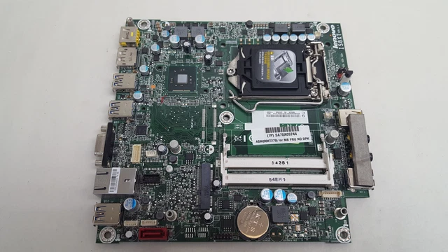 LENOVO 00KT279 THINKCENTRE M93P LGA 1150 DDR3L Desktop Motherboard £45. ...