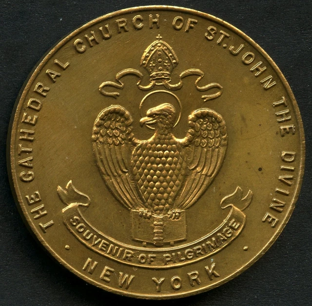 VINTAGE ST.JOHN CHURCH New York Coin Token W&H Co. 32mm Diameter $4.99 ...