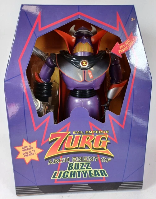 DISNEY TOY STORY Evil Emperor Zurg Exclusive Talking Action Figure New ...