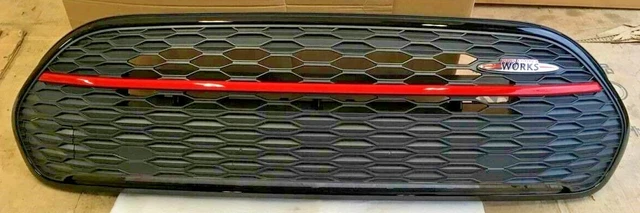 NEW GENUINE MINI F54 Clubman JCW Front Grille with BLACK SURROUND ...