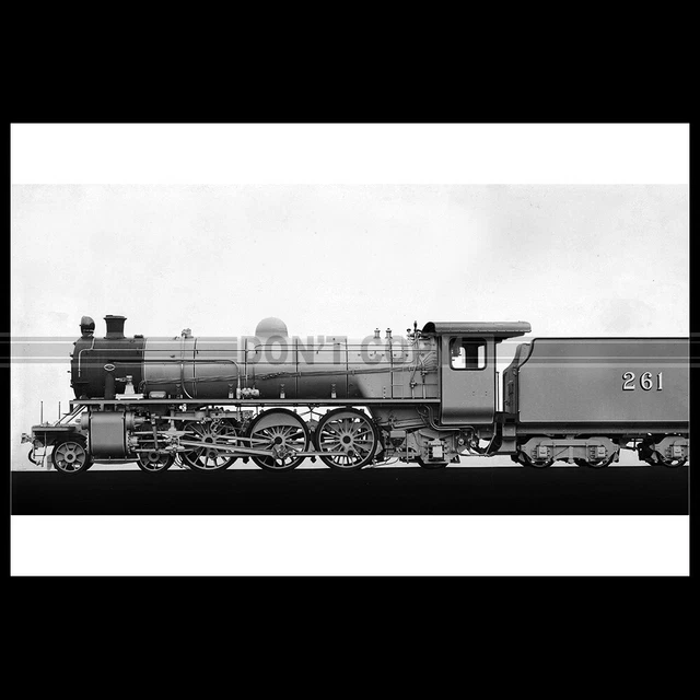 PHOTO T.000250 STEAM LOCOMOTIVE PACIFIC 261 GOLD COAST RAILWAY TRAIN £6 ...