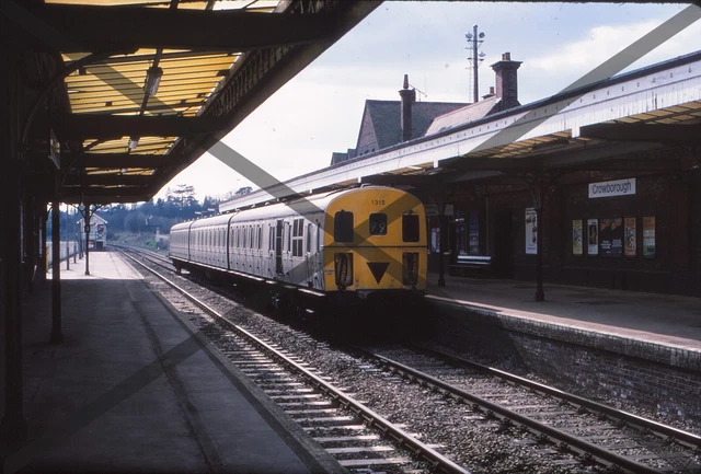 RAILWAY LOCOMOTIVE 35MM Slide – Class 207 Demu At Crowborough Station ...
