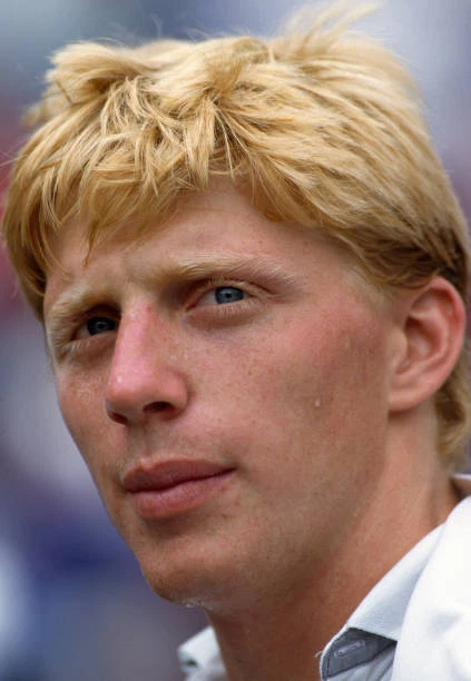 BORIS BECKER OF West Germany during the US Tennis Open in Flushin - Old ...