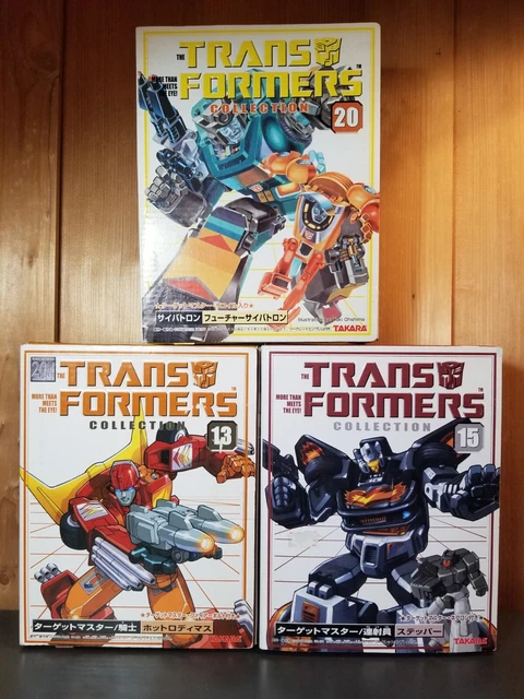 TRANSFORMERS G1 TARGETMASTER Figure Reissue Lot Hotrod Kup Stepper ...