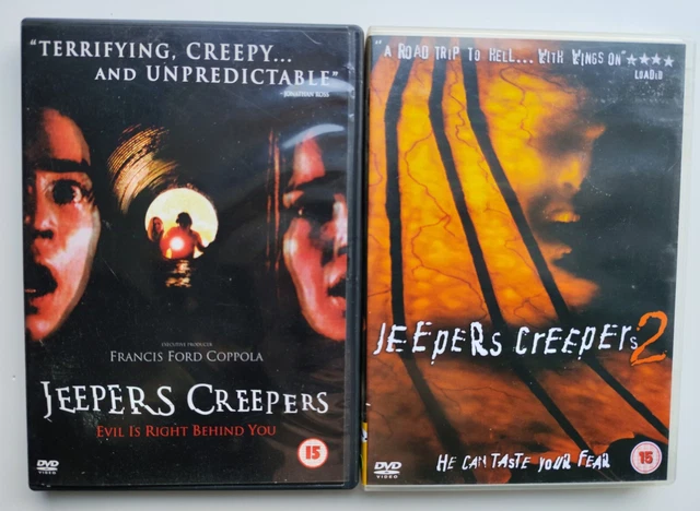 JEEPERS CREEPERS DVD AND jeepers creepers 2 dvds horror slasher £3.99 ...