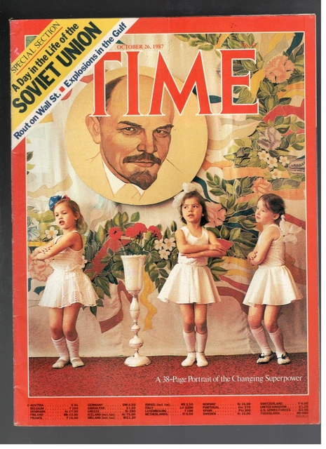 SOVIET UNION-EXPLOSION IN The Gulf Magazine Time October 26 1987 ...