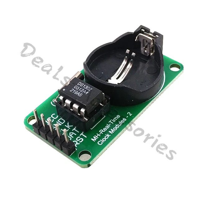 ARDUINO RTC DS1302 Real Time Clock Module AVR ARM PIC SMD (5PCS) $1.60 ...