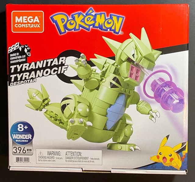 MEGA CONSTRUX WONDER Constructeurs Set [Pokemon Séries/Tyranitar] Neuf ...