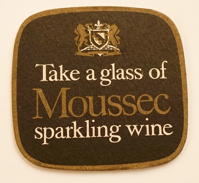 VERY OLD Beermat Coaster Moussec 1960's £1.35 - PicClick UK