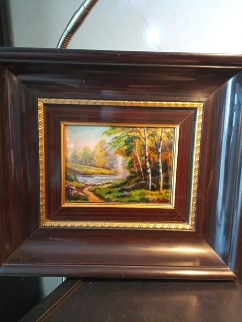 EMAIL DE LIMOGES signé R.Restoueix MOF 15x11cm hors cadre avec son ...