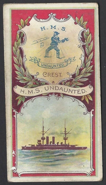 HILL - BATTLESHIPS & Crests - #4 Hms Undaunted £15.00 - PicClick UK