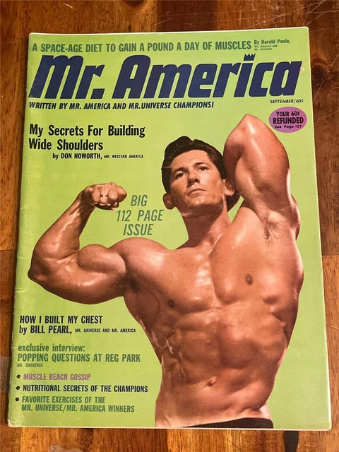 MR AMERICA BODYBUILDING muscle magazine DON HOWORTH 9-65 £27.51 ...