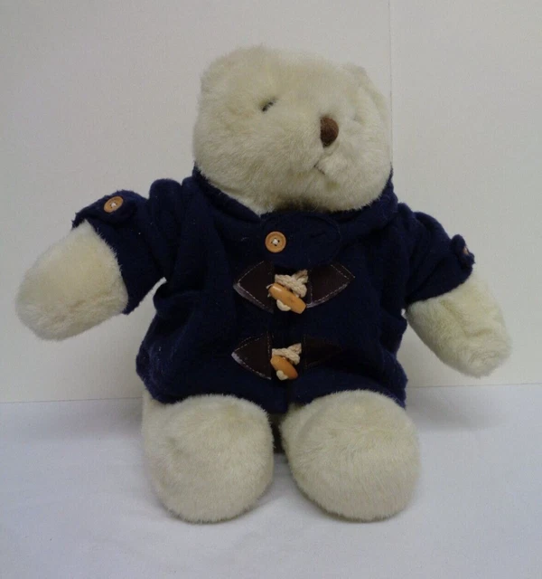 VINTAGE PMS TEDDY Bear Duffel Jacket Plush Soft Toy Stuffed Animal 12 ...