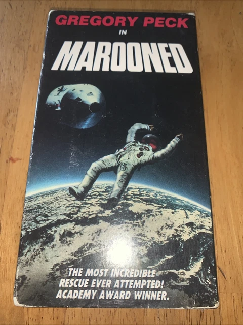 MAROONED (VHS, 1969) Gregory Peck, Gene Hackman GoodTimes Home Video ...