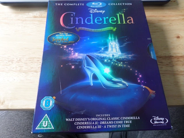 DISNEY- CINDERELLA THE Complete Collection Blu-Ray Discs (2012) Dvd £3. ...