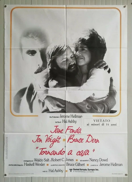 MANIFESTO 2F TORNANDO A CASA Jane Fonda Jon Voight Bruce Dern GUERRA ...
