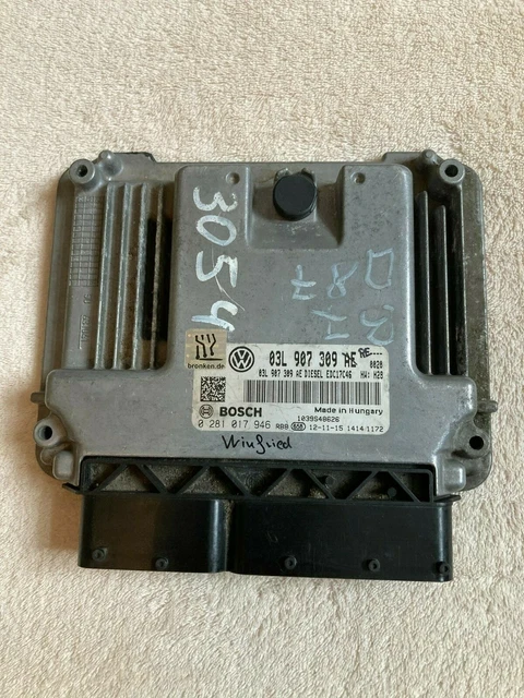 2.0 TDI ENGINE Control Unit VW 03L907309RE-Bosch 0281017946-Conversion ...