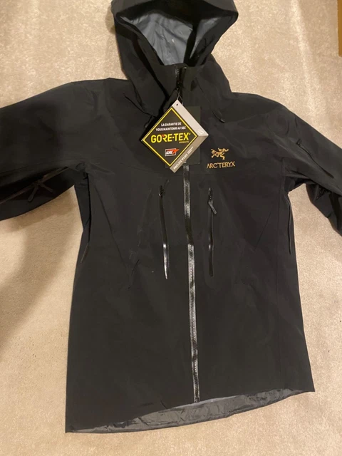 ARC'TERYX ALPHA SV Gore-Tex Pro Jacket 24K BLACK Brand New with Tags [Size M] £275.00 - PicClick UK