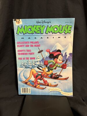WALT DISNEY’S MICKEY Mouse Magazine Winter 1990 - Vintage!! £4.25 ...