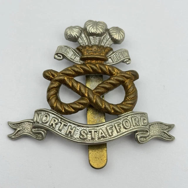 NORTH STAFFORD REGIMENT WW2 Vintage Original British Army military cap ...