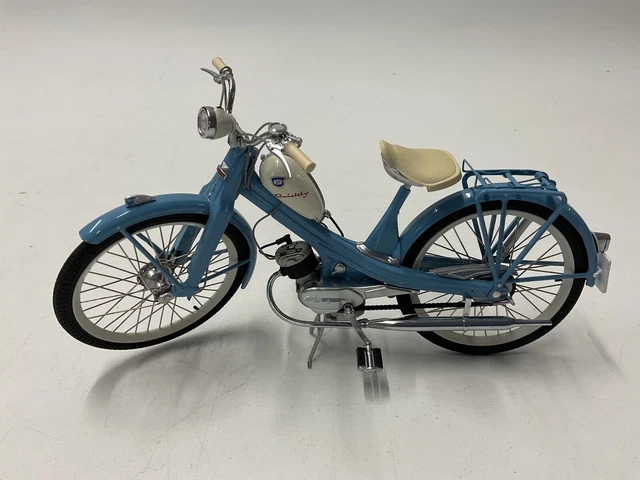 SCHUCO NSU QUICKLY 1950s Moped Die Cast Model 1.10 Scale Blue ...