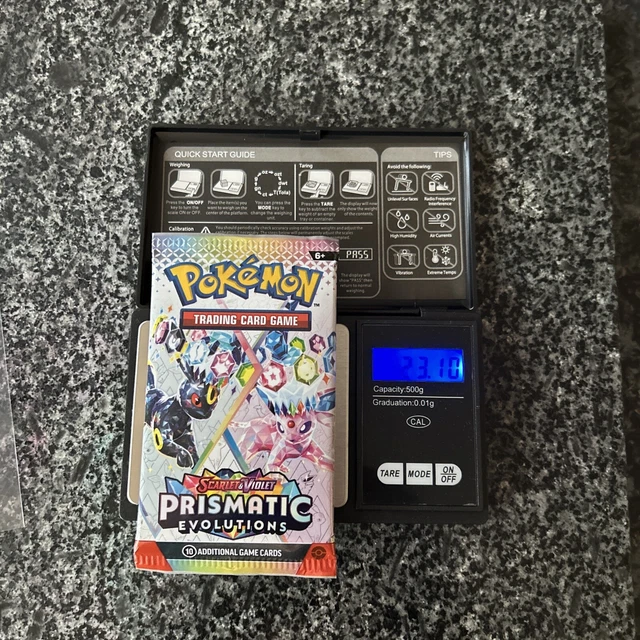 POKÉMON TCG - Prismatic Evolutions Booster Pack - Sealed - HEAVY PACK ...