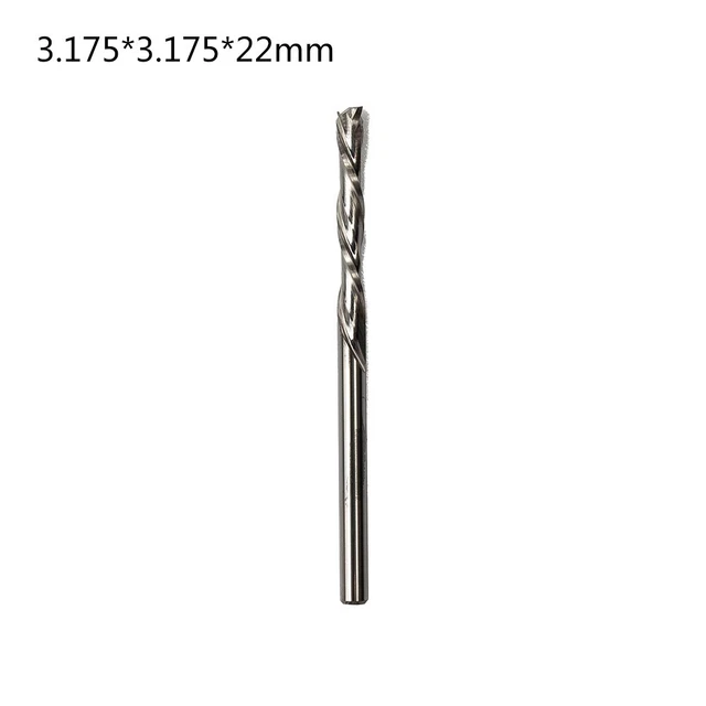 TWO FLUTE COMPRESSION Up/Down Cut Spiral Router-Bit CNC Solid Carbide ...